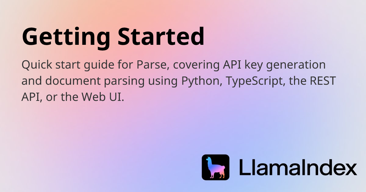Getting Started | Developer Documentation